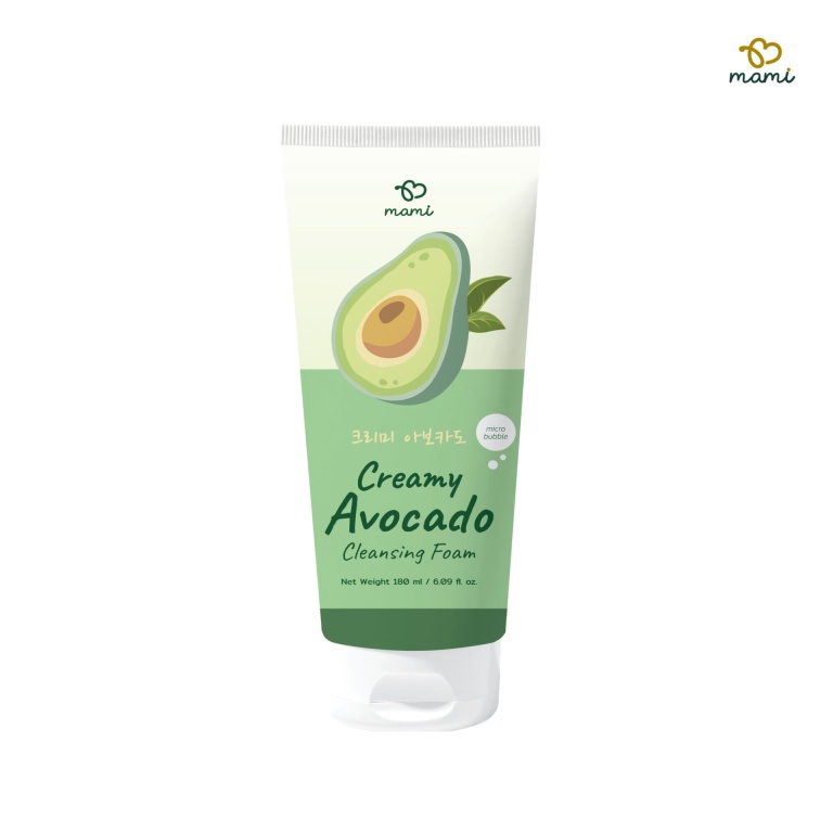 mami Creamy Avocado Cleansing Foam - Mami